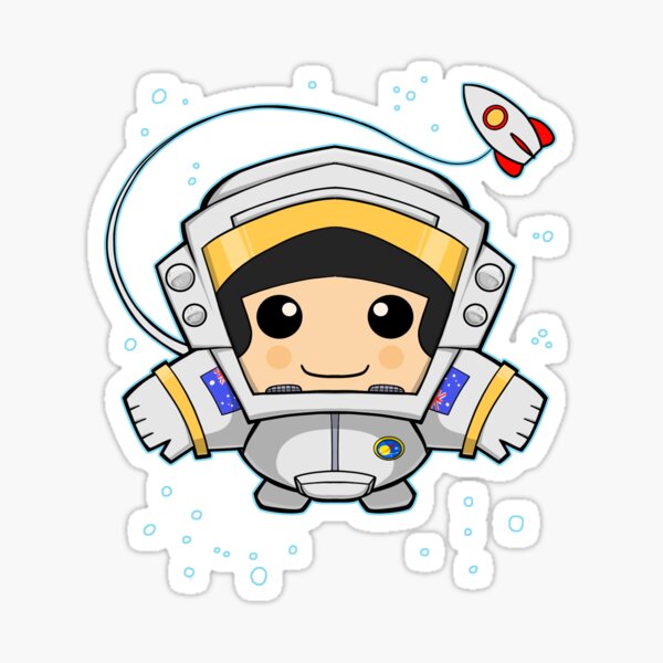 "Space Boy" Sticker for Sale by BankaiChu | Redbubble