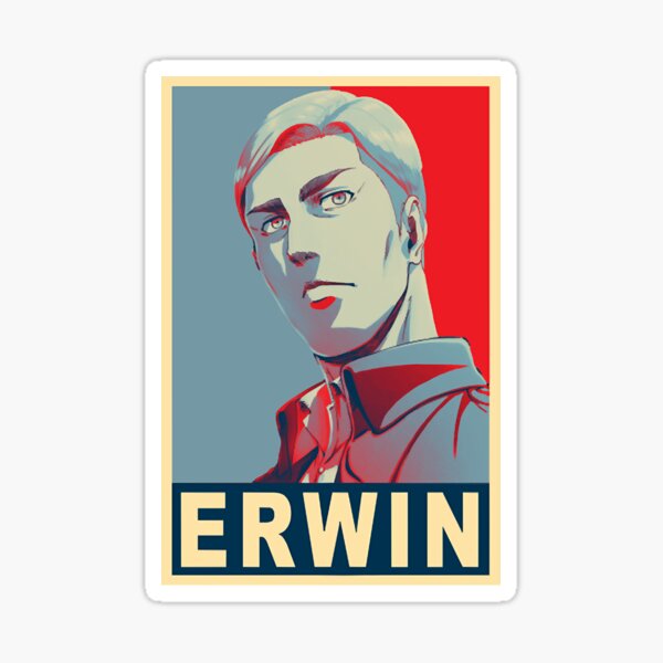 "Erwin Poster " Sticker for Sale by Criste695 | Redbubble