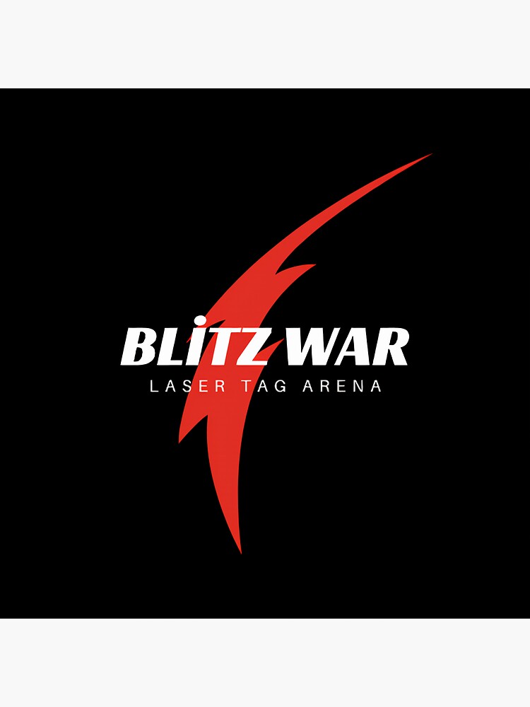 "BLİTZ WAR Laser tag arena" Sticker for Sale by Meydesing | Redbubble