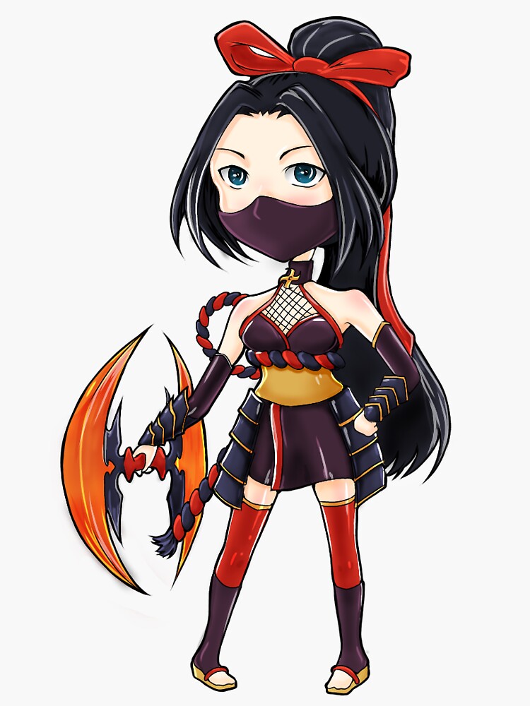 "HANABI MLBB" Sticker for Sale by Nel-fres | Redbubble