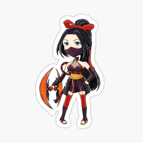 "HANABI MLBB" Sticker for Sale by Nel-fres | Redbubble