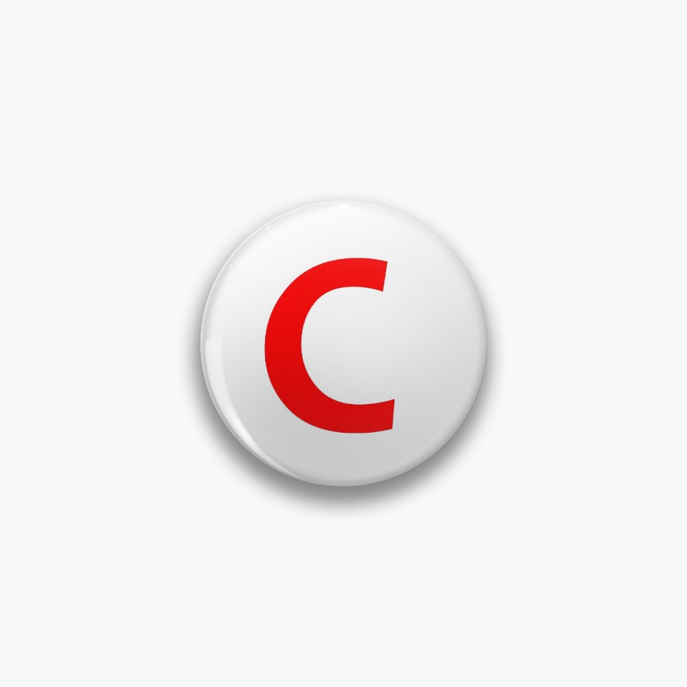 "Red color Letter C" Sticker for Sale by WECreations | Redbubble