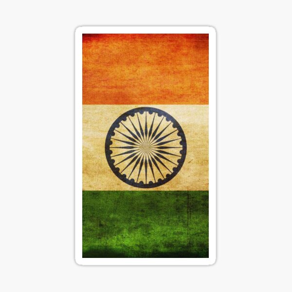 "indian flag " Sticker for Sale by Edwardhkarr | Redbubble