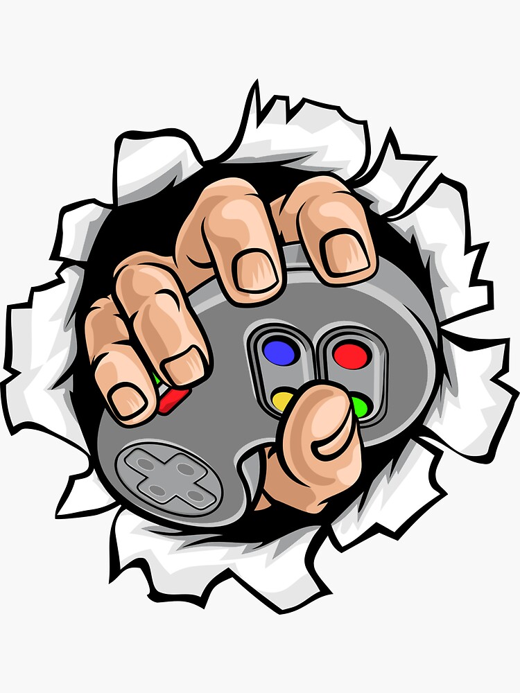 "Design for every true Gamer" Sticker for Sale by Milichica | Redbubble