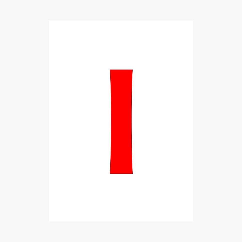 Red Letter I