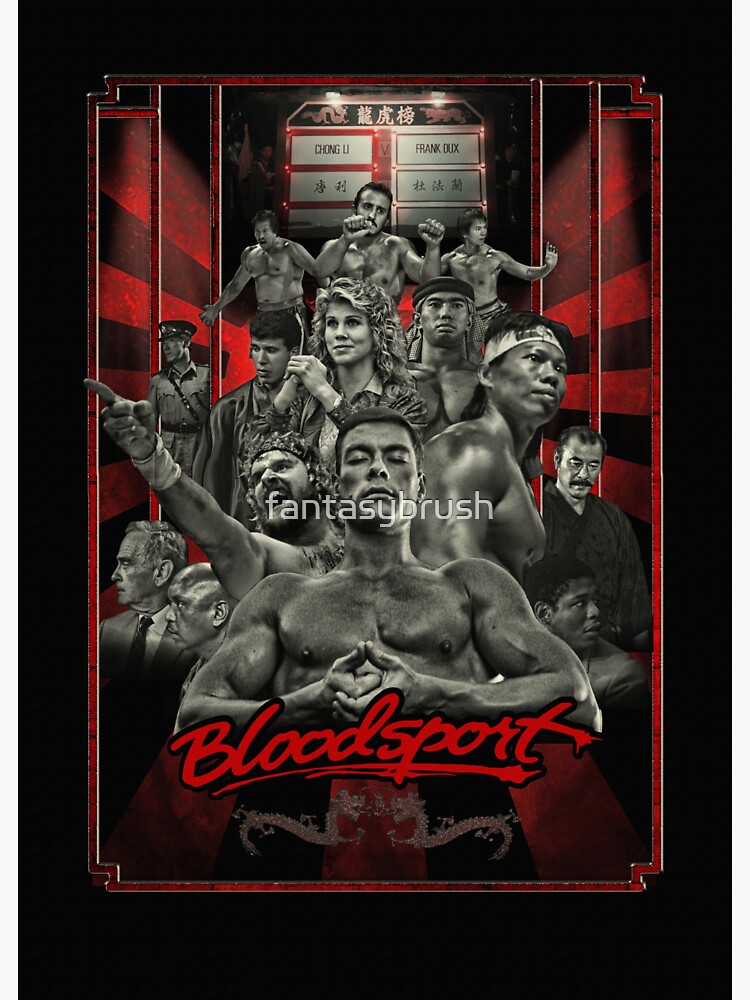 "Bloodsport" Sticker for Sale by fantasybrush | Redbubble