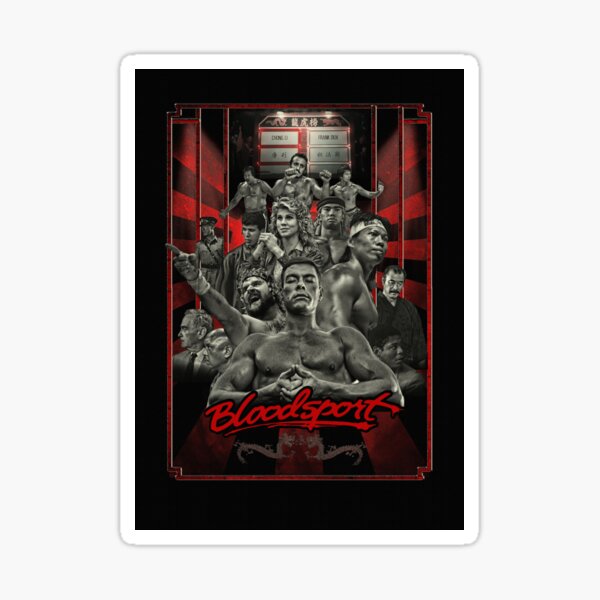 "Bloodsport" Sticker for Sale by fantasybrush | Redbubble