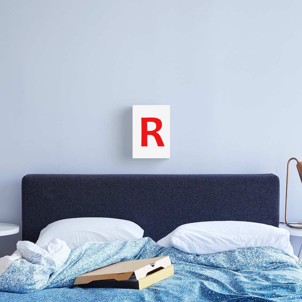 "Red color Letter R " Poster for Sale by WECreations | Redbubble