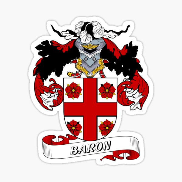 "Baron" Sticker for Sale by HaroldHeraldry | Redbubble
