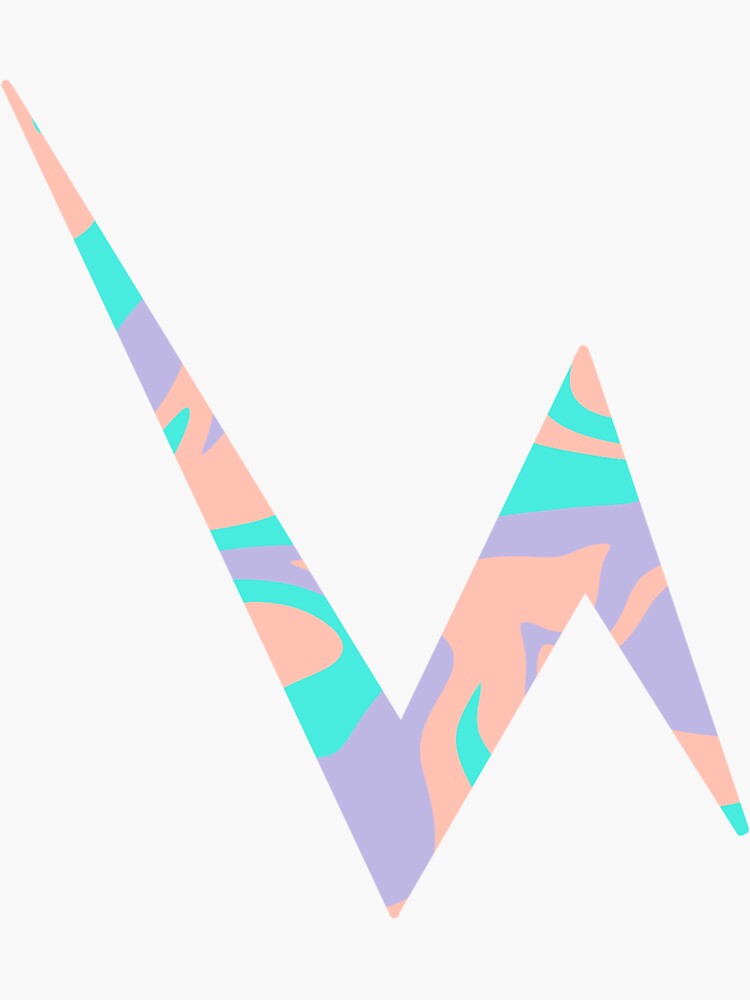 "Tie dye CHAARG Bolt " Sticker for Sale by Victoria Harbourt | Redbubble