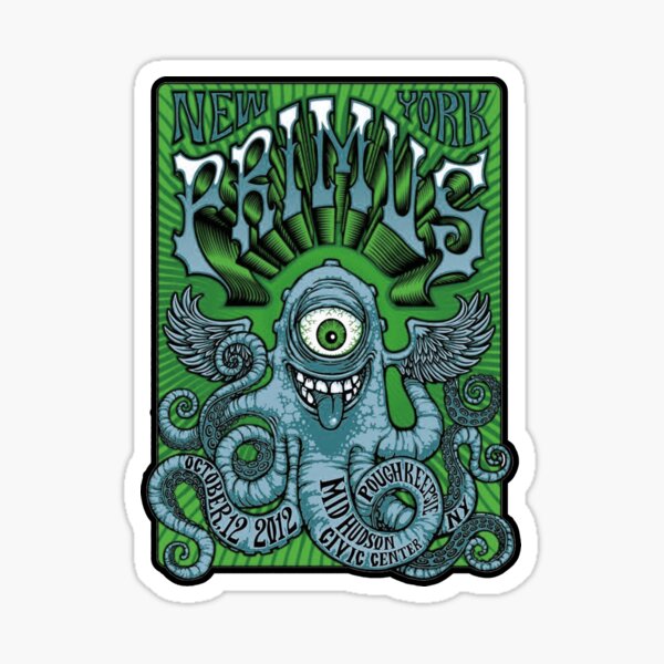 "PRIMUS 05" Sticker by epatterfield | Redbubble