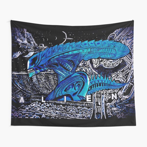 "Alien" Tapestry for Sale by Hxsinclair | Redbubble