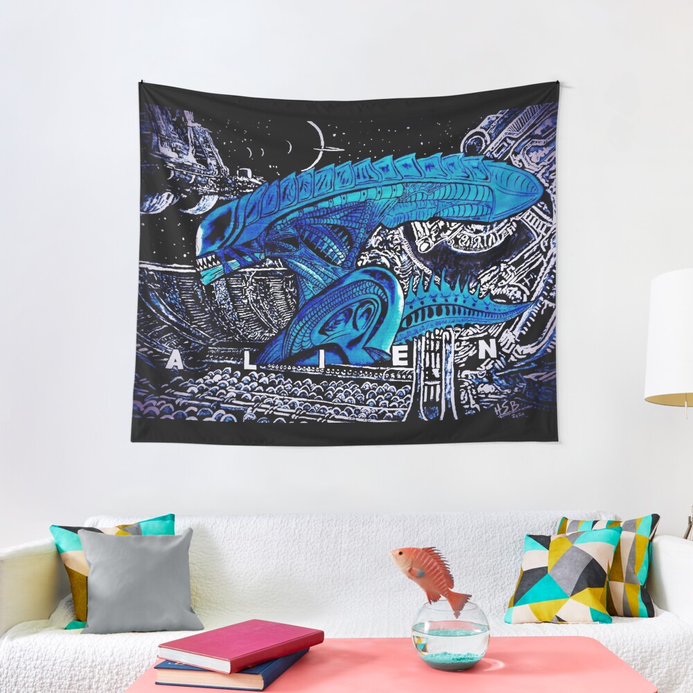 "Alien" Tapestry for Sale by Hxsinclair | Redbubble