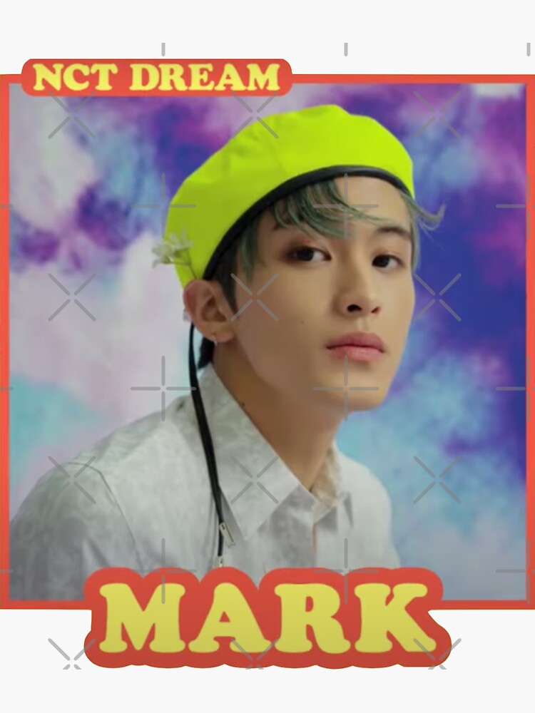 "Mark Photo Card Hello Future NCT Dream" Sticker by katherinesbored ...