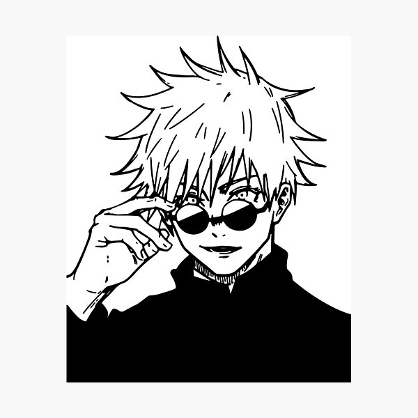 Lámina fotográfica «Pegatina jujustu kaisen - gojo satoru anime ventas ...