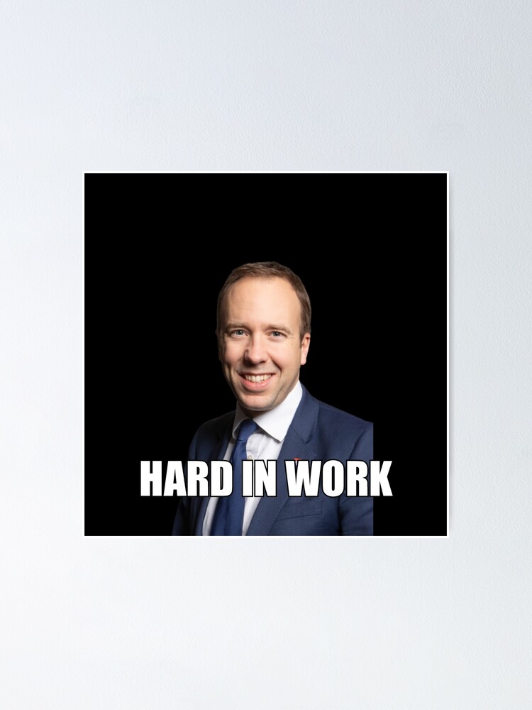 "matt hancock" Poster for Sale by tyighan | Redbubble