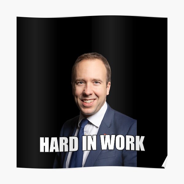 "matt hancock" Poster for Sale by tyighan | Redbubble