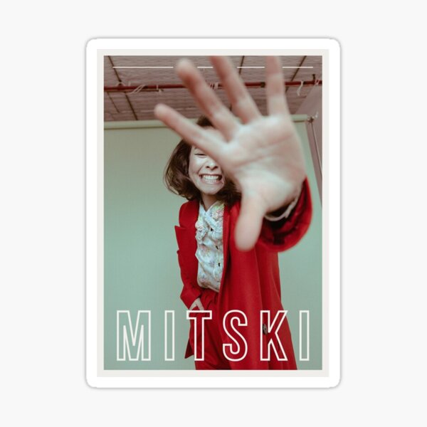 "Hello Mitski" Sticker for Sale by Stathams90 | Redbubble