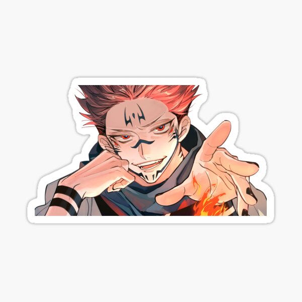 "jujutsu kaisen sukuna " Sticker for Sale by LilTourky | Redbubble