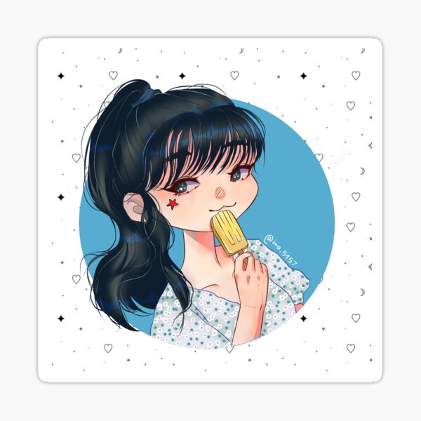 "coussin iu in style chibi" Sticker for Sale by ima5157 | Redbubble