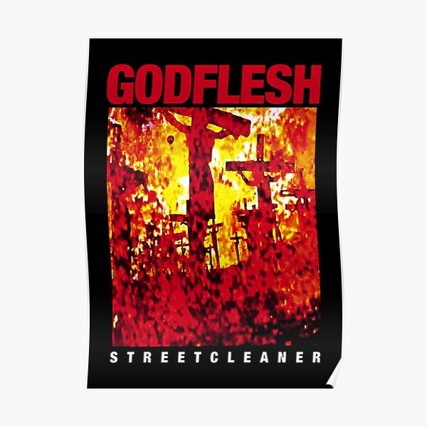 "GODFLESH 02" Poster for Sale by Jordanwawi | Redbubble