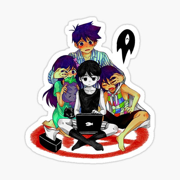 "omori " Sticker for Sale by pacotamda | Redbubble