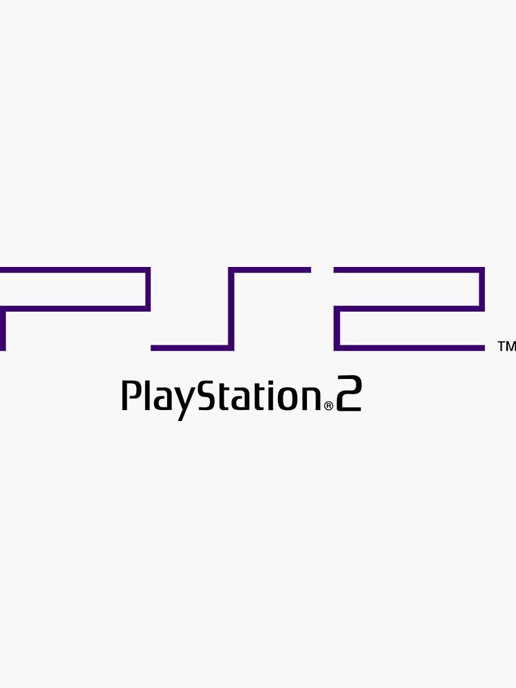 "PS2 Purple Logo Classic" Sticker for Sale by devilmandoja | Redbubble
