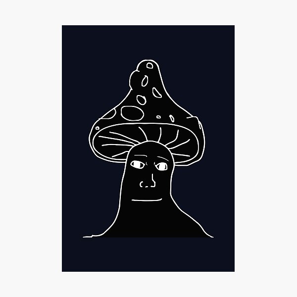 "Inverted Shroomjak Mushroom Meme" Photographic Print for Sale by Rzera ...