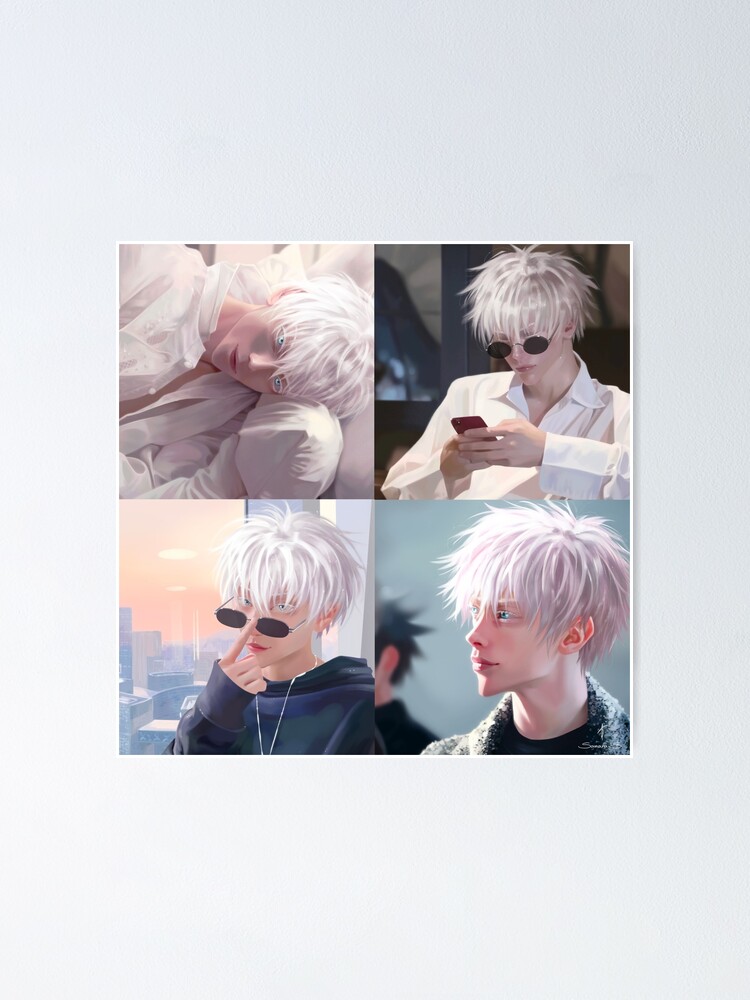 "Gojo Satoru’s color palette " Poster for Sale by SofiaSamara | Redbubble