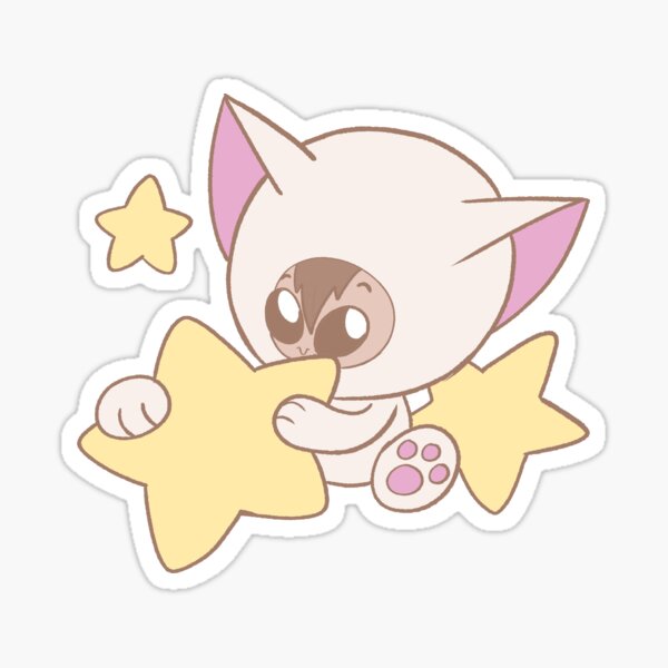 "Y2K Cat" Sticker for Sale by gross-girl99 | Redbubble