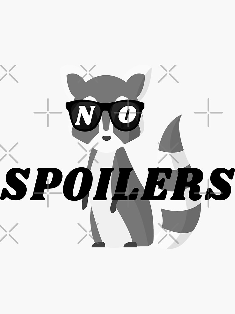 "No spoilers please" Sticker for Sale by Divaan | Redbubble