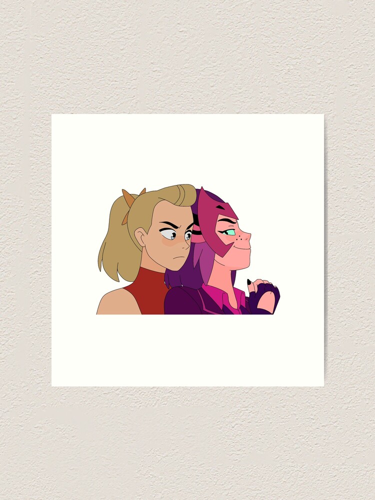 "Catradora - Catra and Adora - Princess Prom - She-ra" Art Print for ...