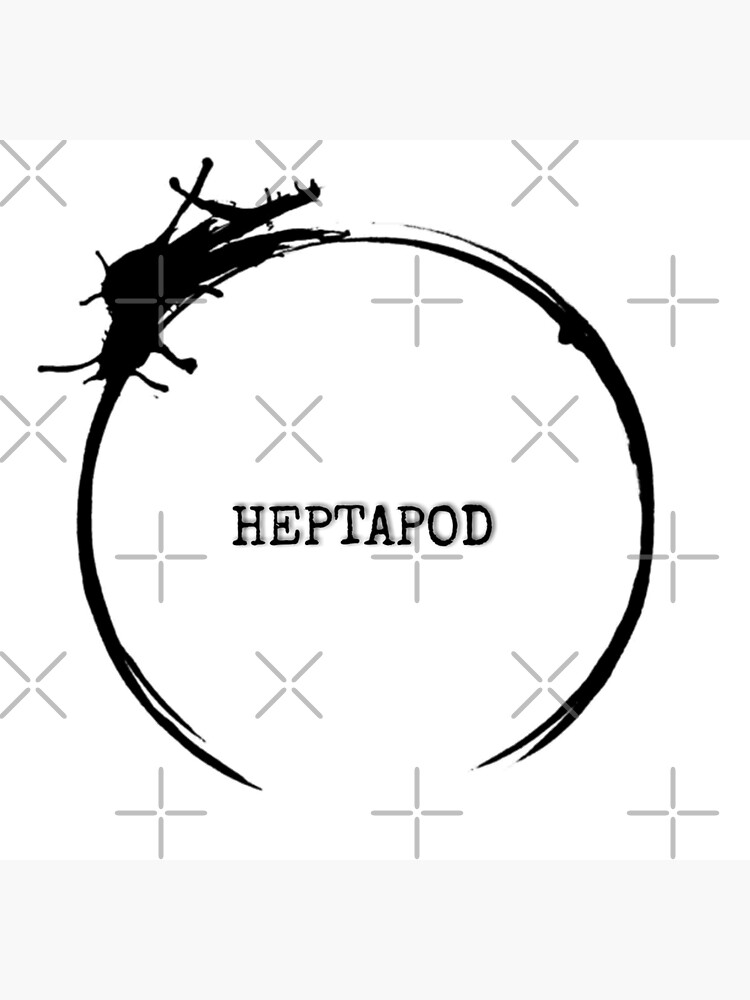 "Heptapod logograms, Arrival movie " Sticker for Sale by -ouij | Redbubble