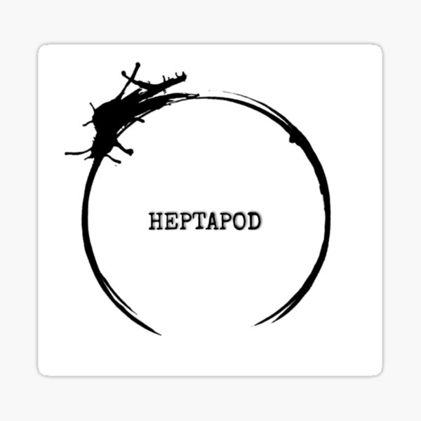 "Heptapod logograms, Arrival movie " Sticker for Sale by -ouij | Redbubble
