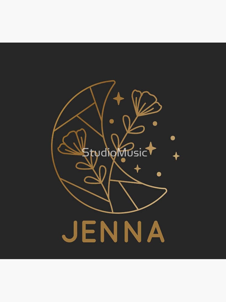 "Decorate Name - Jenna" Sticker for Sale by StudioMusic | Redbubble