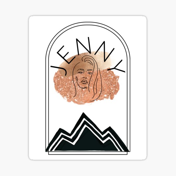 "Decorate Name - Jenny" Sticker for Sale by StudioMusic | Redbubble