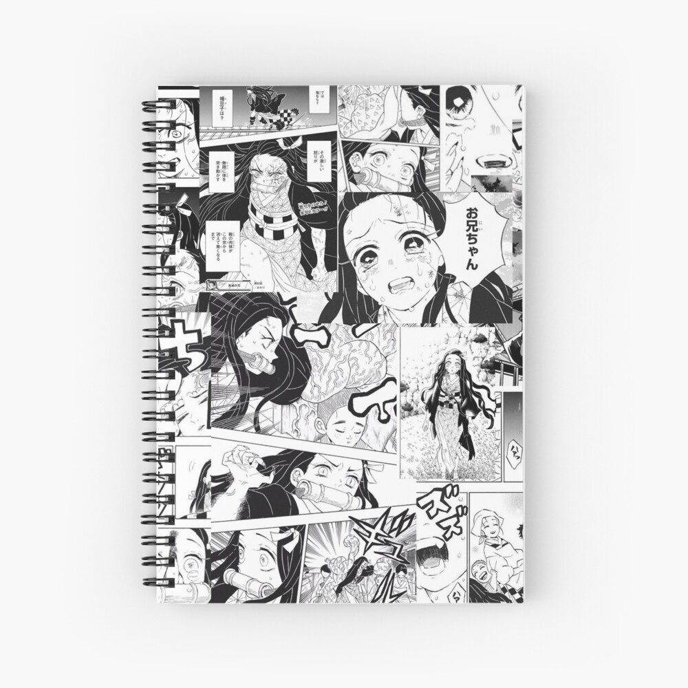 "Nezuko Kamado Manga 3 Kimetsu No Yaiba Demon Slayer" Spiral Notebook ...
