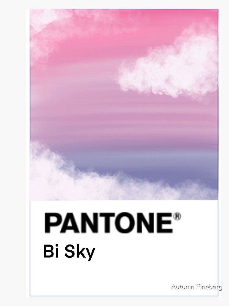 "Bi Sky" Sticker for Sale by amf0405 | Redbubble