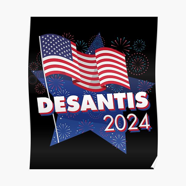 "DeSantis 2024 Make America Florida Election Logo" Poster for Sale by ...