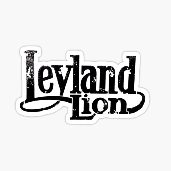 "Vintage 1960s Leyland Lion bus logo" Sticker for Sale by soitwouldseem ...