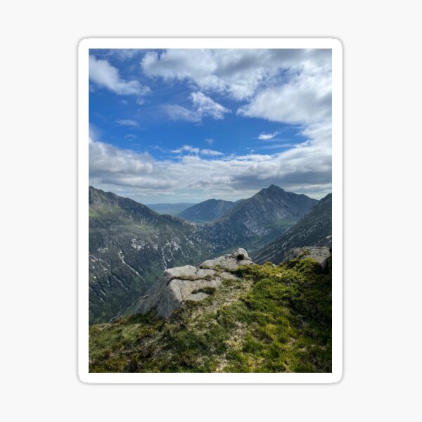 "Stunning View in Arran" Sticker for Sale by hmmartsy | Redbubble