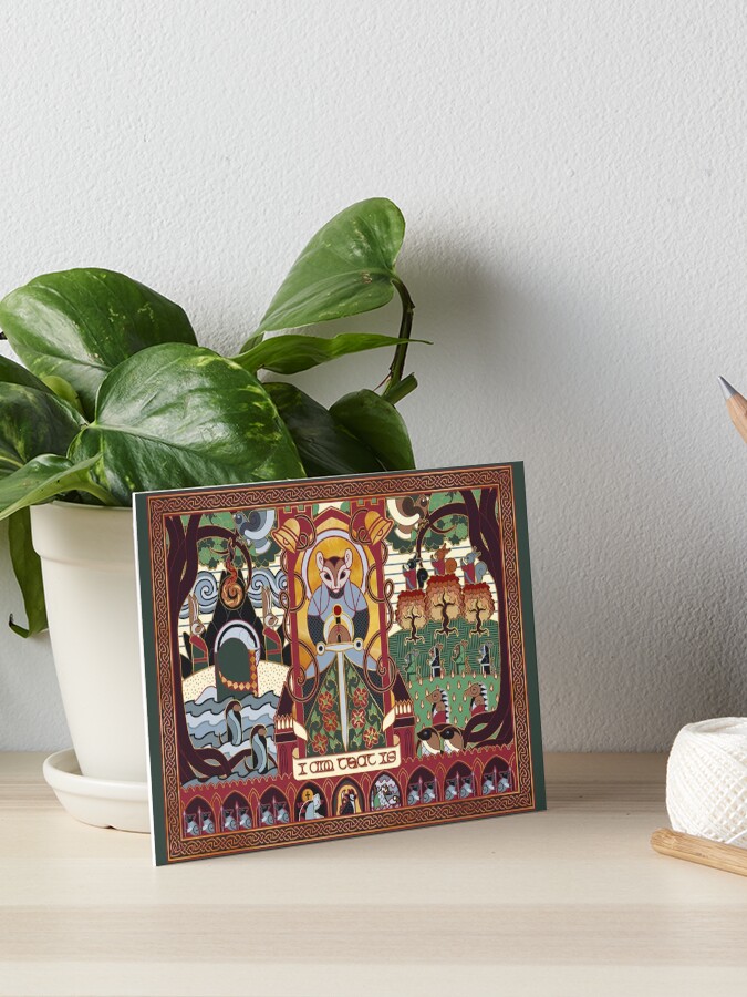 "Redwall Tapestry - Martin The Warrior - I AM THAT IS" Art Board Print ...