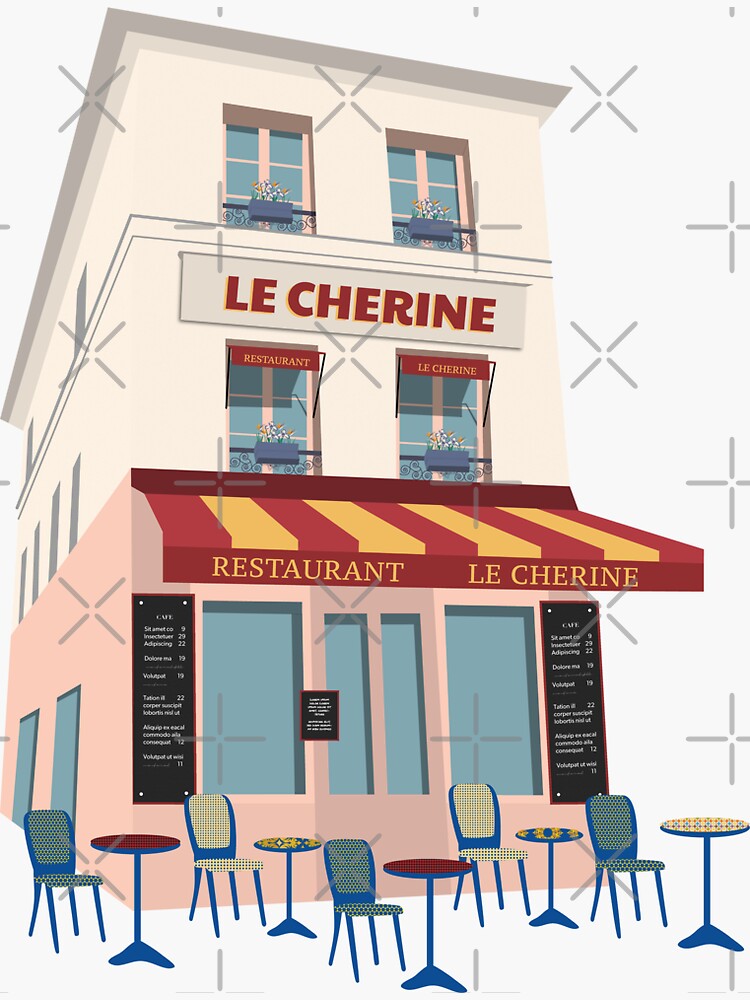 "Le Cherine" Sticker for Sale by jtdezign | Redbubble