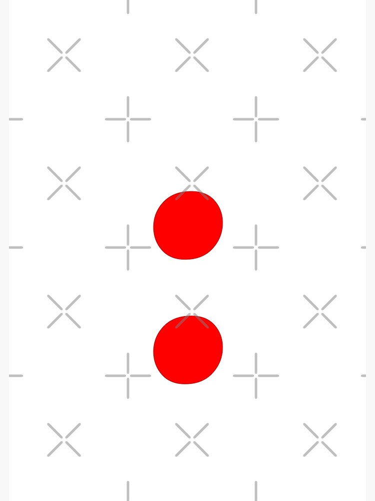 "Red color Colon / Punctuation mark" Poster for Sale by WECreations ...