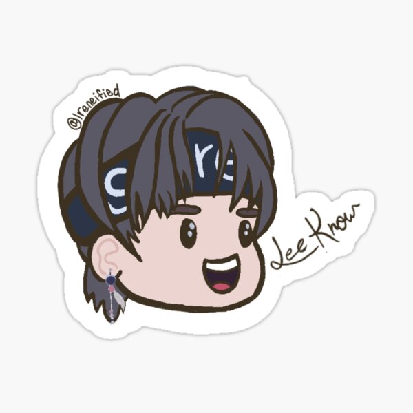 "Stray Kids Lee Know (Lee Minho) Sticker etc." Sticker for Sale by ...