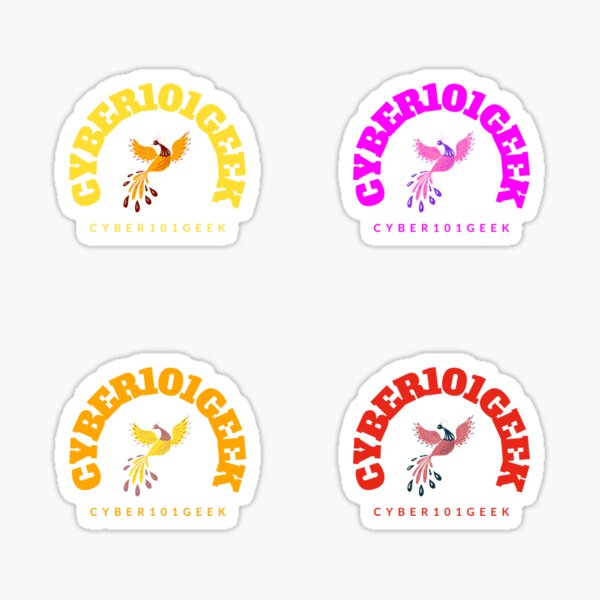 "Cyber 101 Geek Style C11" Sticker for Sale by Cyber101Geek | Redbubble