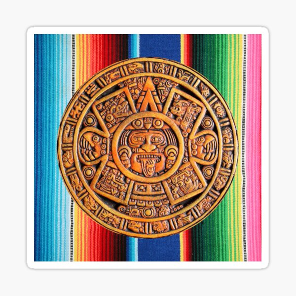 "Aztec Mexico" Sticker for Sale by Banjoseph | Redbubble