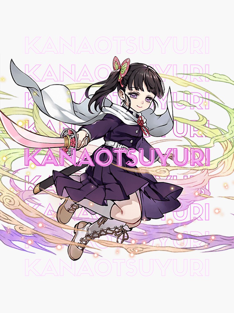 Kanao Tsuyuri Flower Breathing Sticker For Sale By Kawaii99 Redbubble