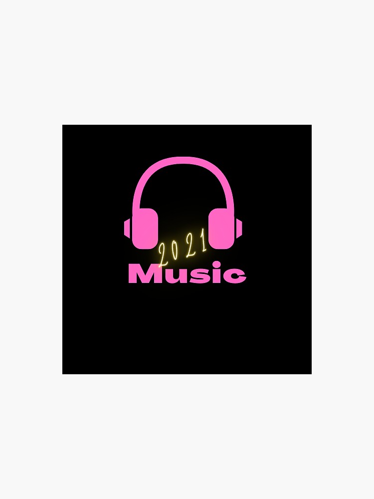 "Music Logo" Sticker for Sale by charlieGb3 | Redbubble