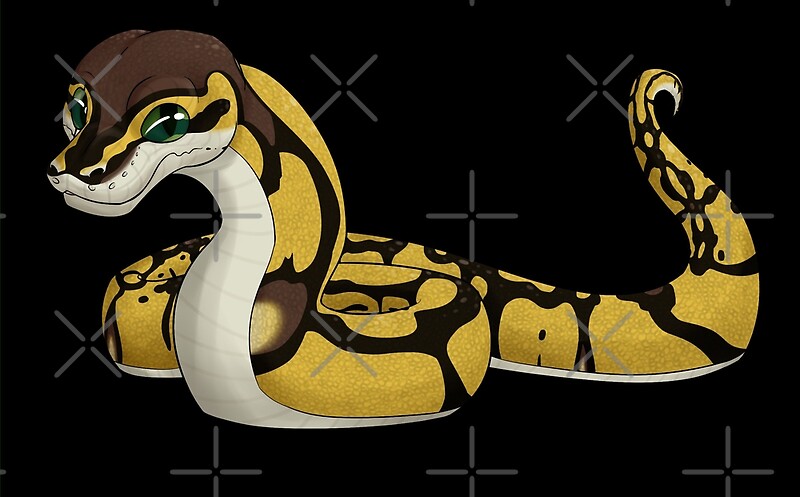 "Pastel Ball Python Chibi" by KumoriDragon | Redbubble